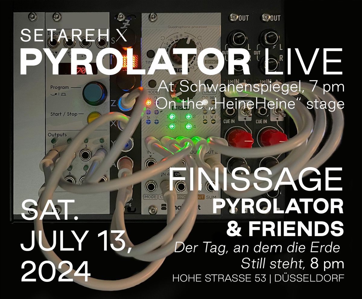 Kurt Dahlke (Pyrolator), 'Pyrolator Live Concert followed by Pyrolator ...