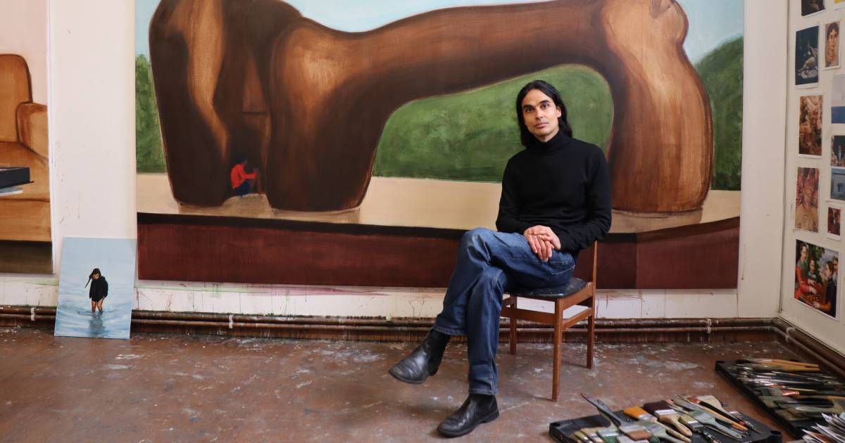 Matthew Krishanu in the Studio | Ocula