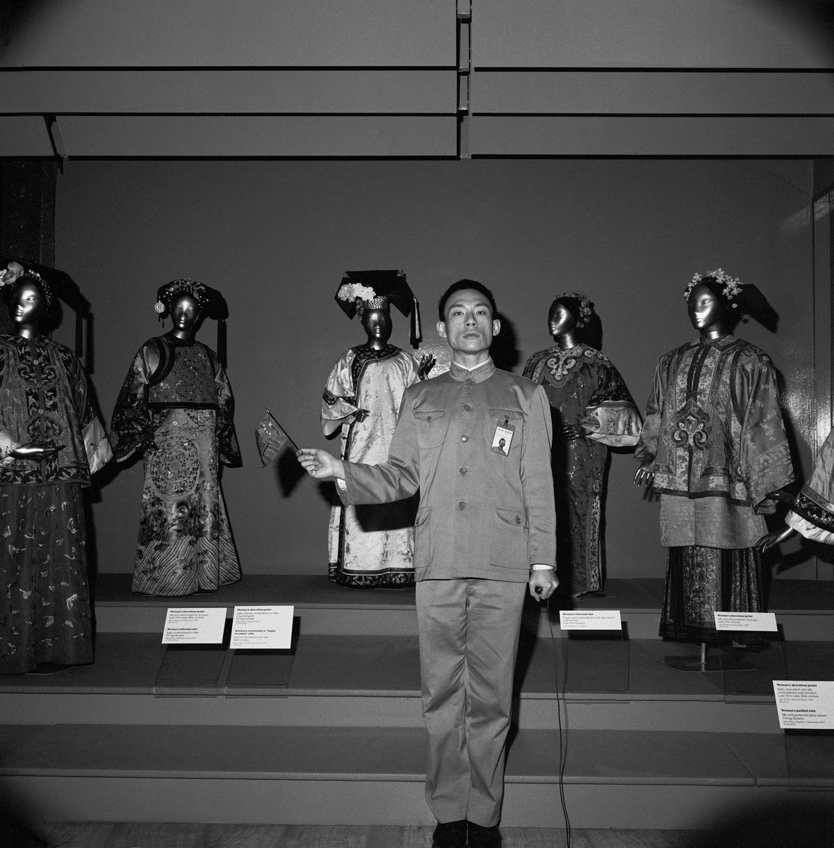 Tseng Kwong Chi with mannequins, 1980 by Tseng Kwong Chi | Ocula