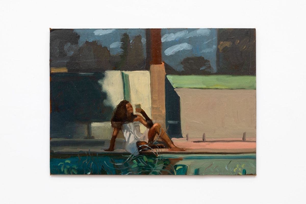 Sarah at the Pool, 2024 by Drea Cofield | Ocula