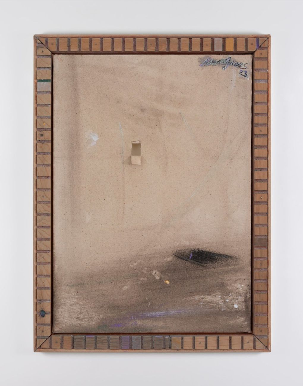 Notch Frame, 2023–2024 by Merlin James | Ocula