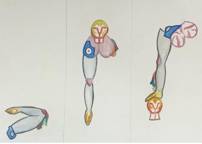 Assemblage (drawing), 2024 by Anna Perach | Ocula