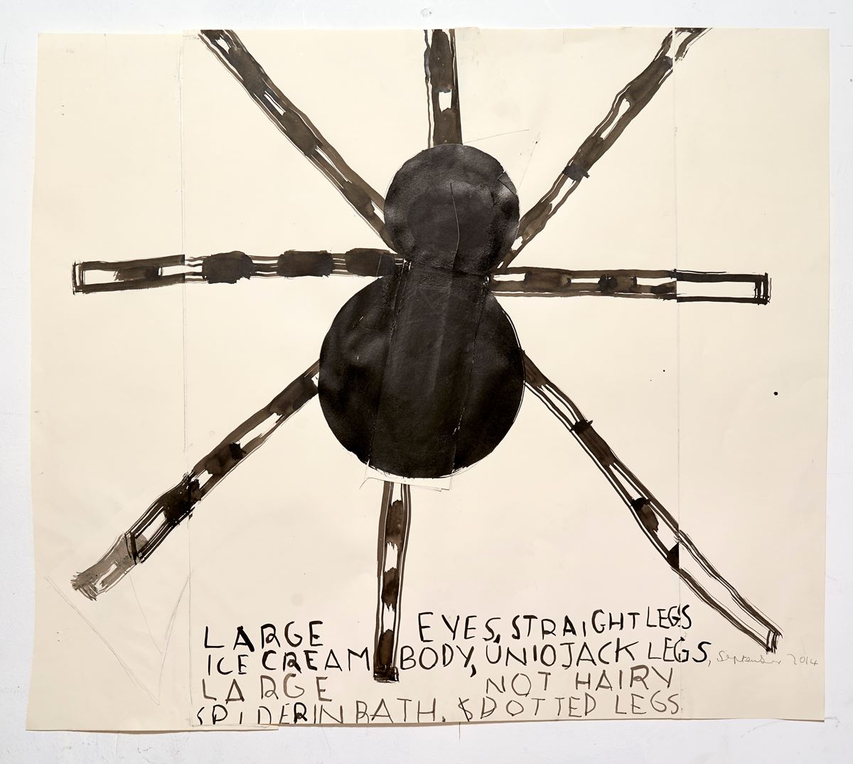 Spider (Union Jack), 2014 by Rose Wylie | Ocula