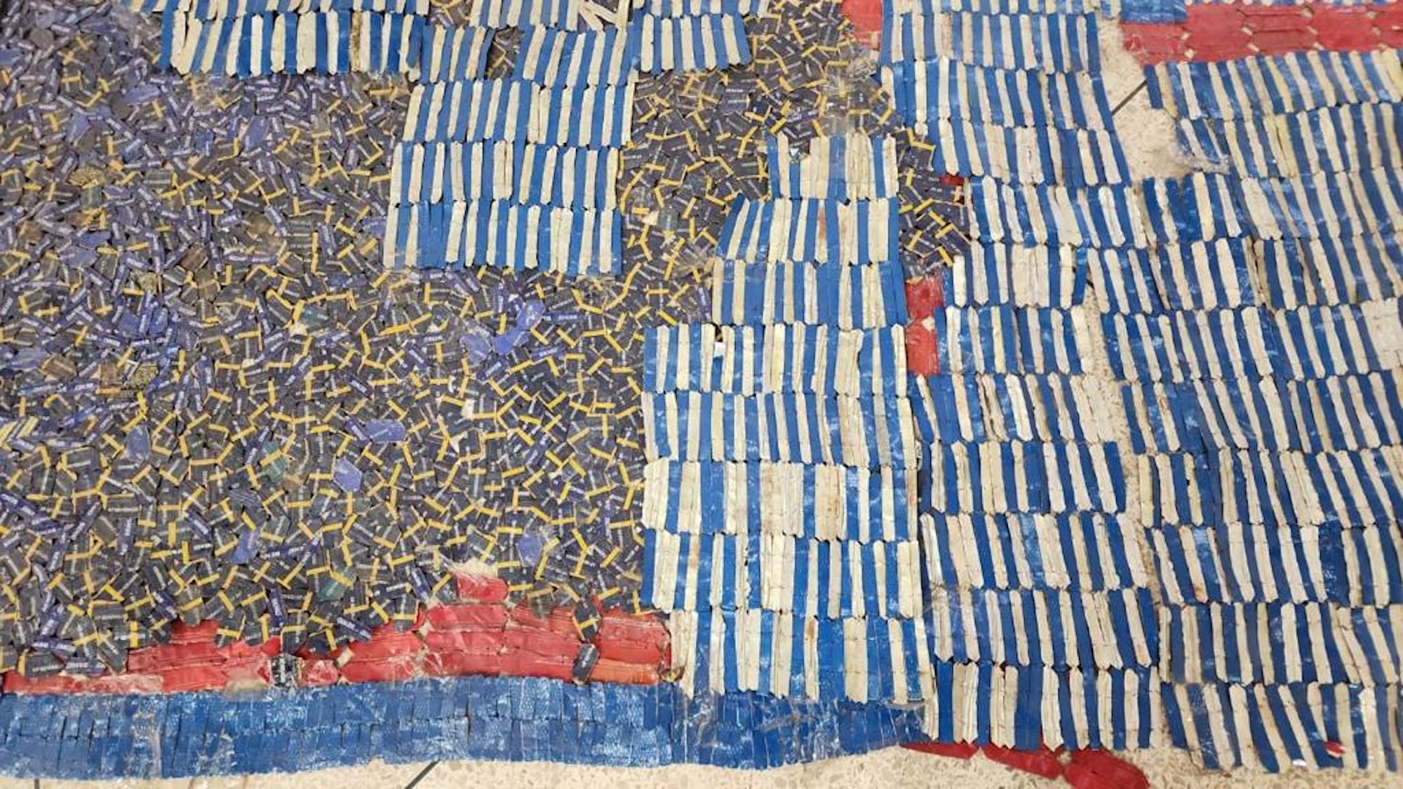Untitled ( blue), 2023 by El Anatsui | Ocula