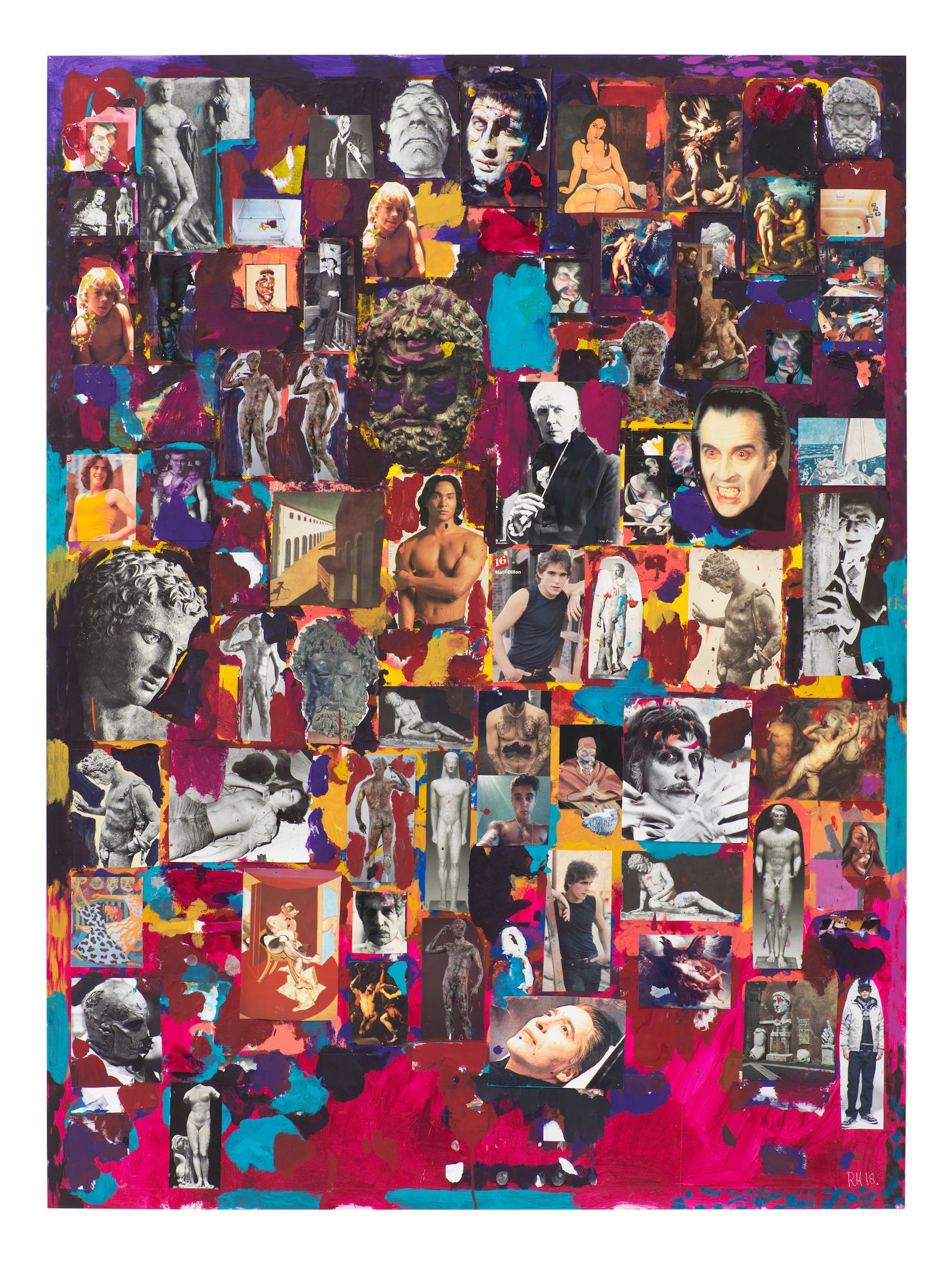 Richard Hawkins, 'Collage Paintings, Gesture Paintings' at Galerie ...