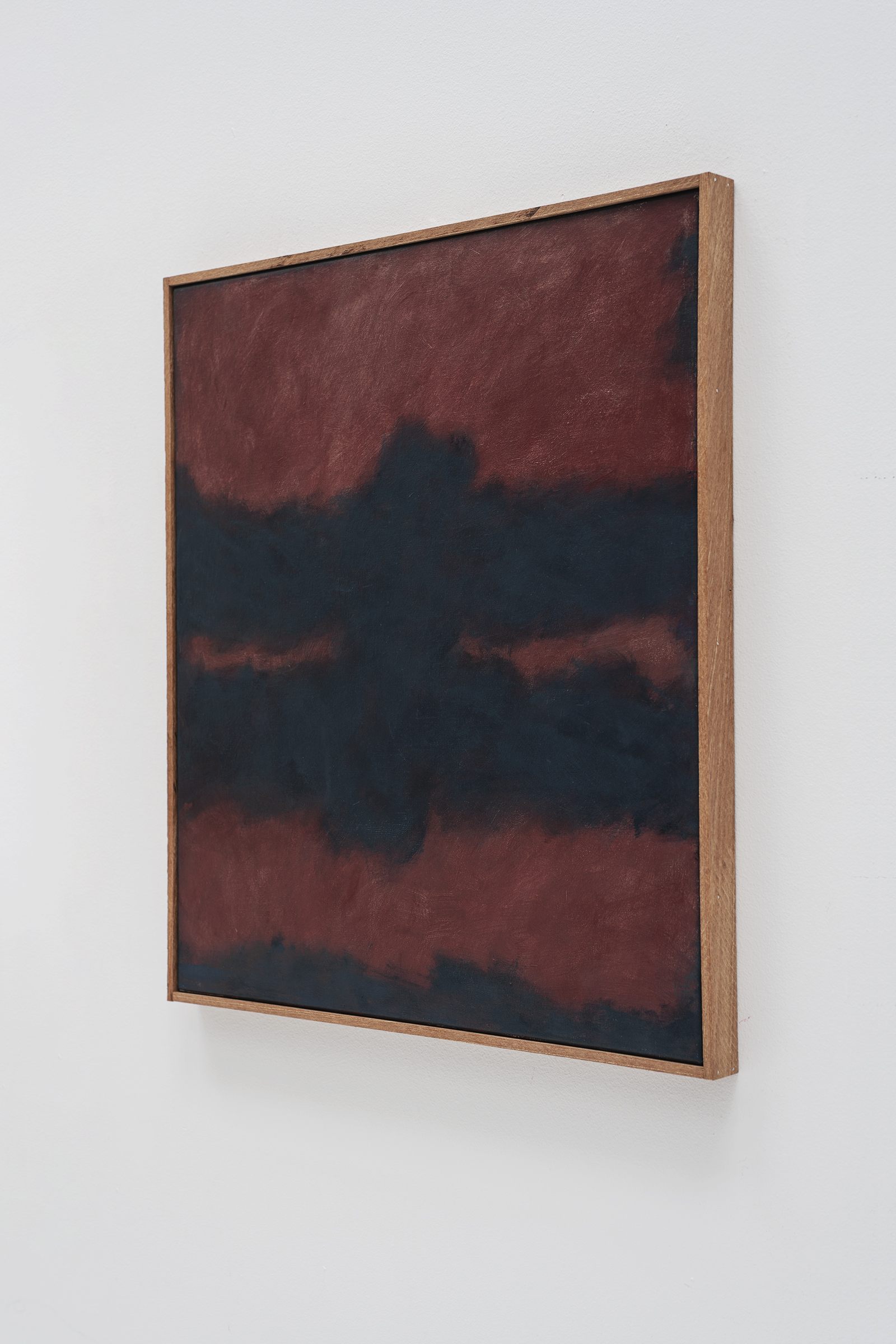 Red Sky II, 2023 by Nuria Maria, Acrylic on linen, 70 x 60 cm (1) | Ocula