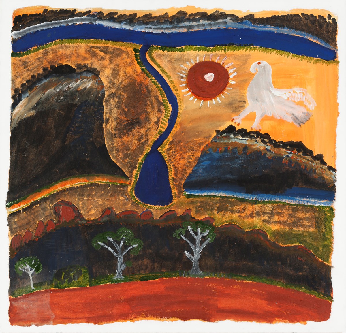 Ginger Riley Munduwalawala Biography, Artworks & Exhibitions | Ocula Artist