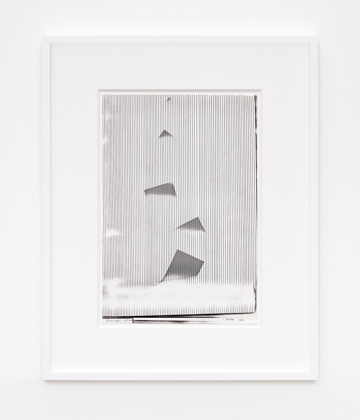 Xerografia Originale, 1968 by Bruno Munari, Xerox on paper, 36 x 24.5 ...