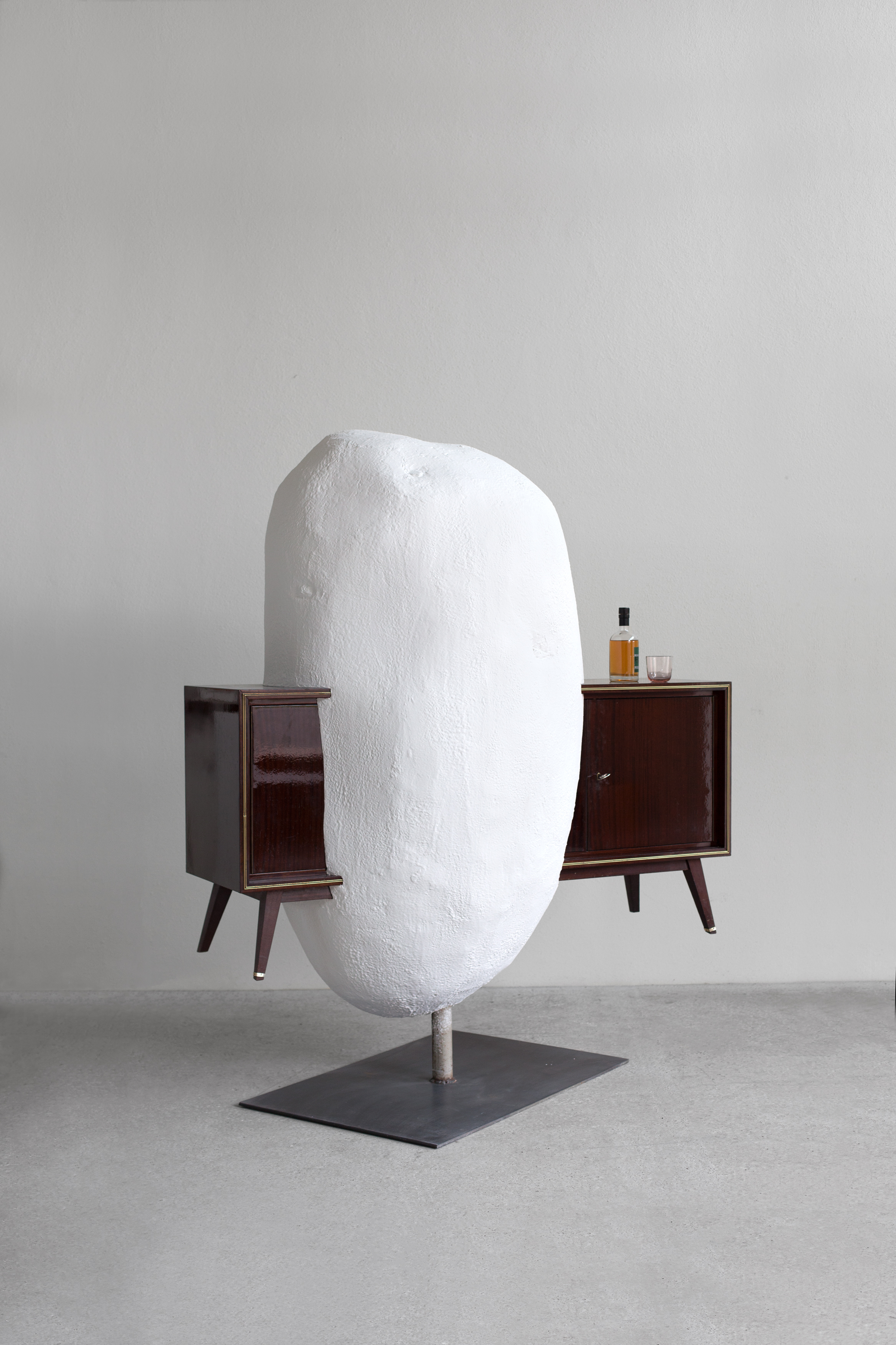 Bar (Drinking Sculptures), 2019 by Erwin Wurm, Metal, wood, acrylic ...