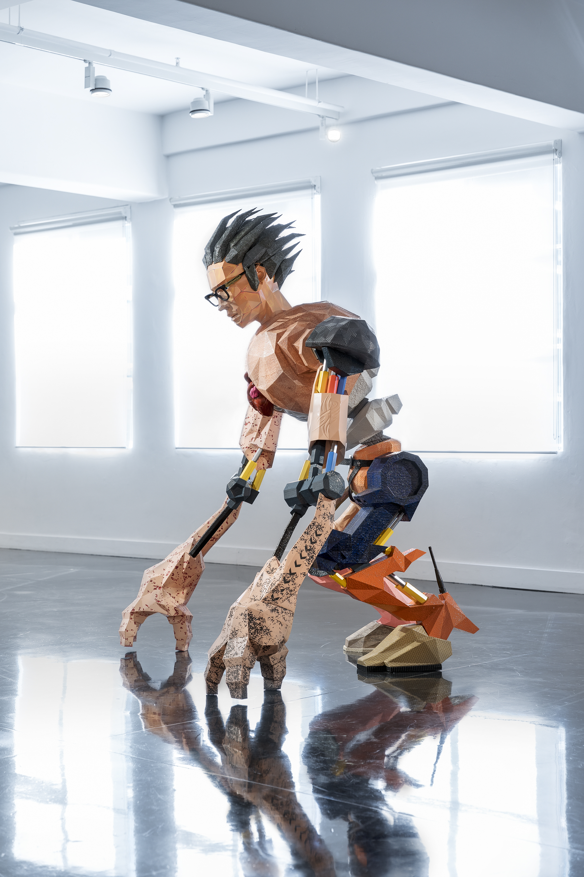 Self portrait as Mechanoid (Primitive Version), 2017 by Christopher ...