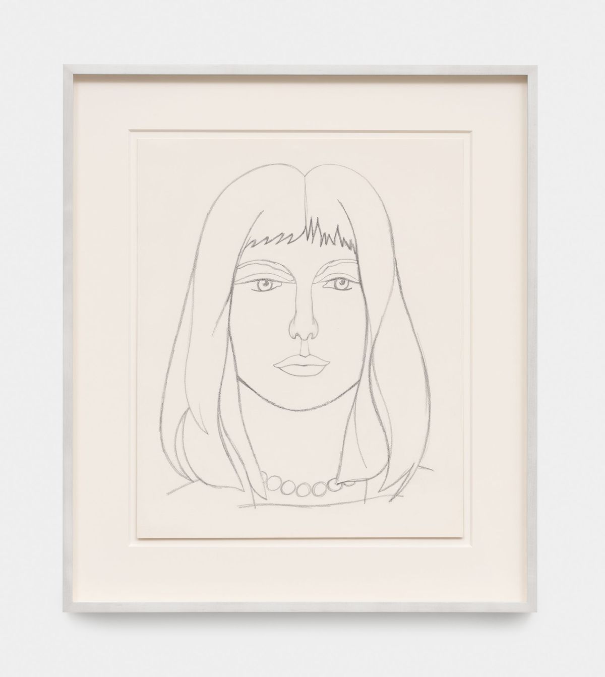 Drawing: Monica Portrait, 1984 by Tom Wesselmann, Pencil on paper, 42.5 ...