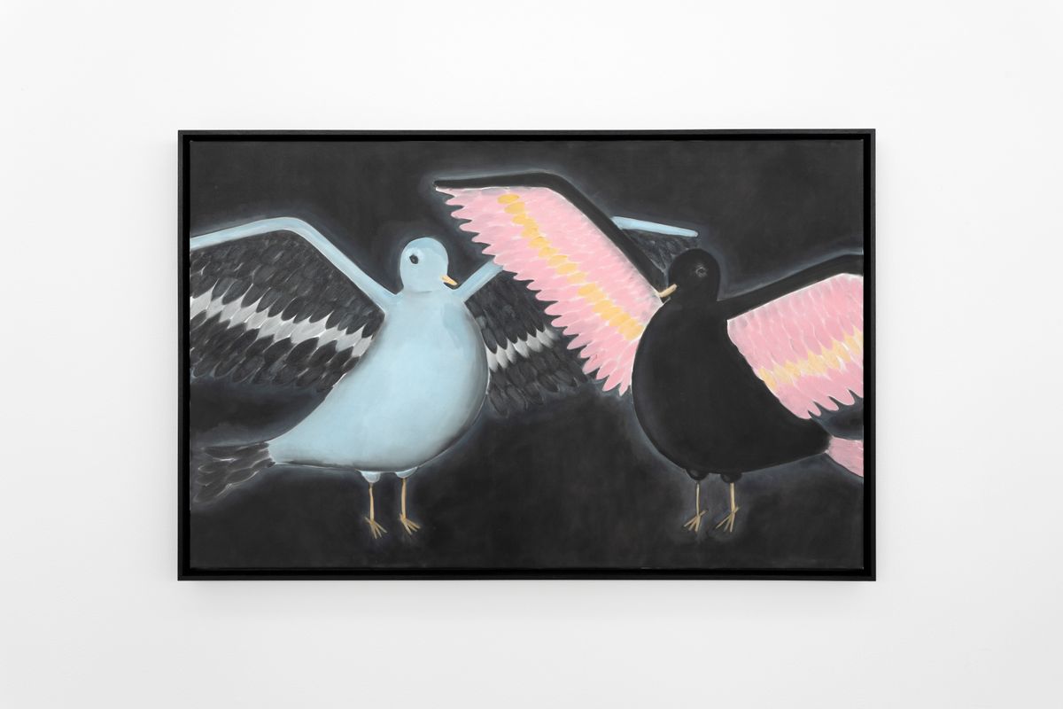 portrait of two birds, 2023 by Andrew Sim | Ocula
