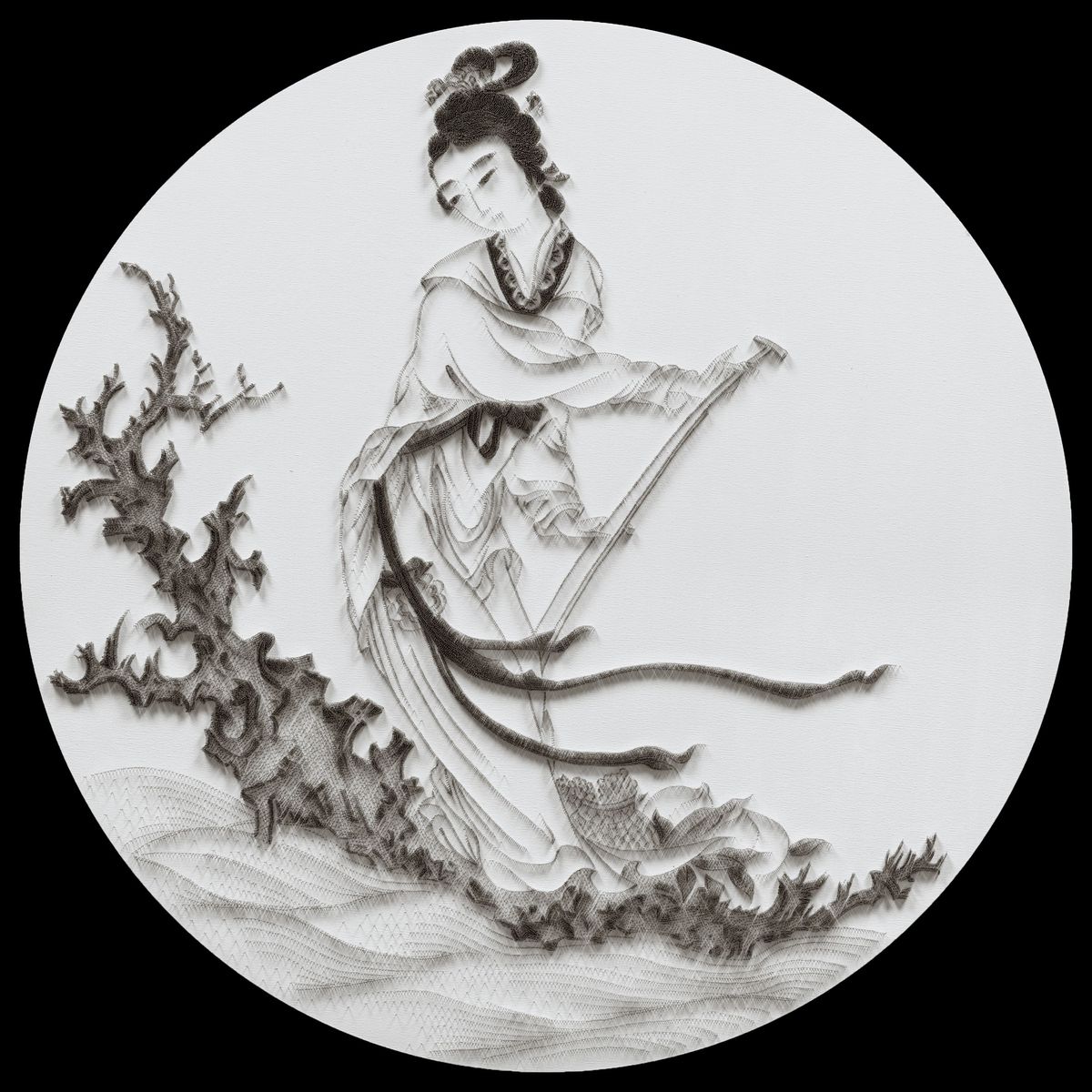 Imitating Hemp Maiden Celebrates Birthday of Lady Queen Mother by Pu ...