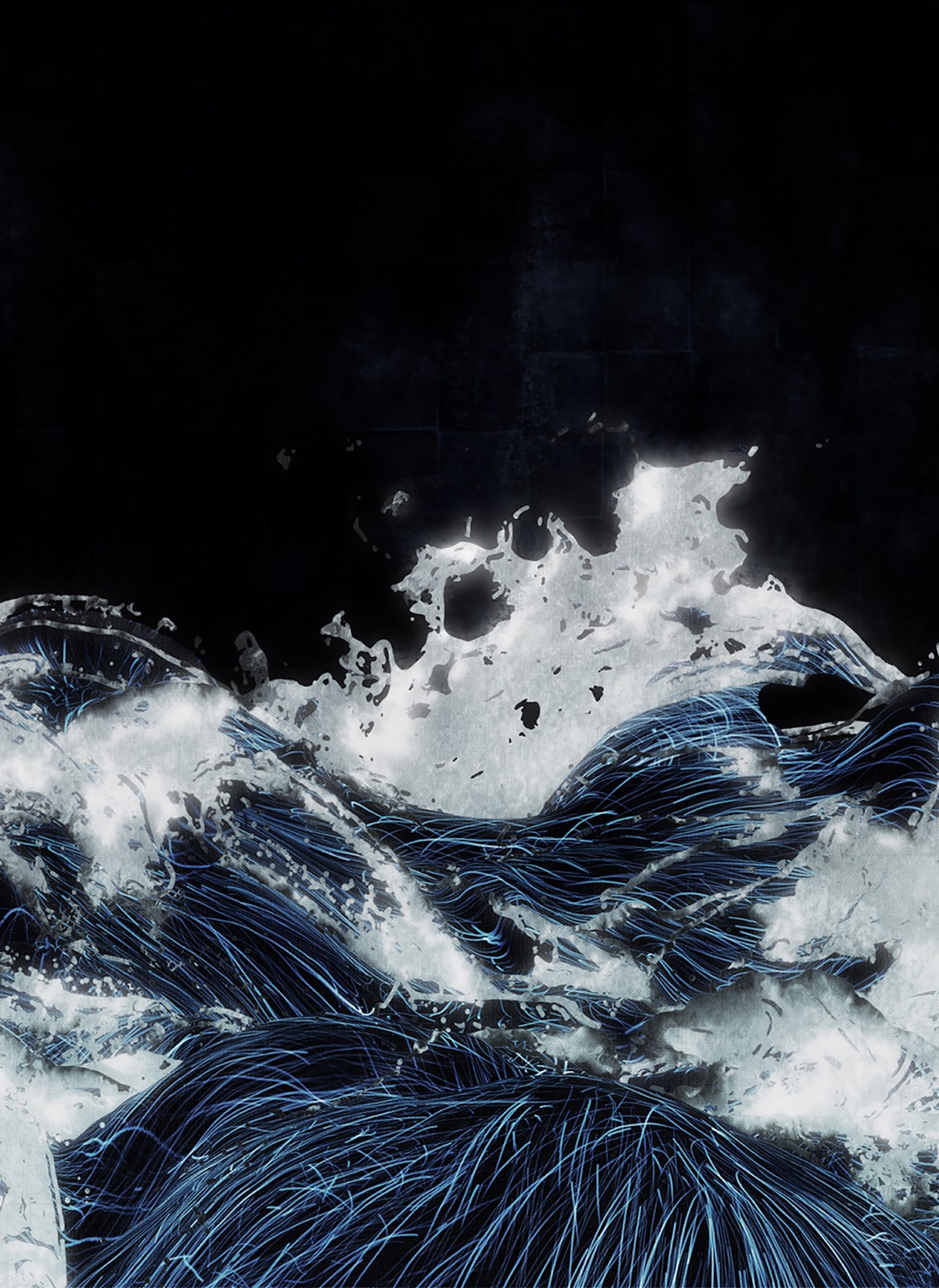 Black Waves, 2016 by teamLab | Ocula