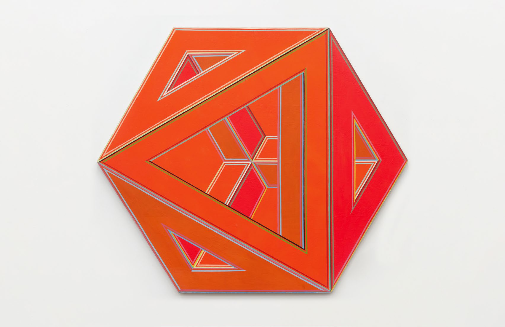 Red and Orange Abstract, 1970 by Al Loving, Acrylic on canvas, 131.78 x ...