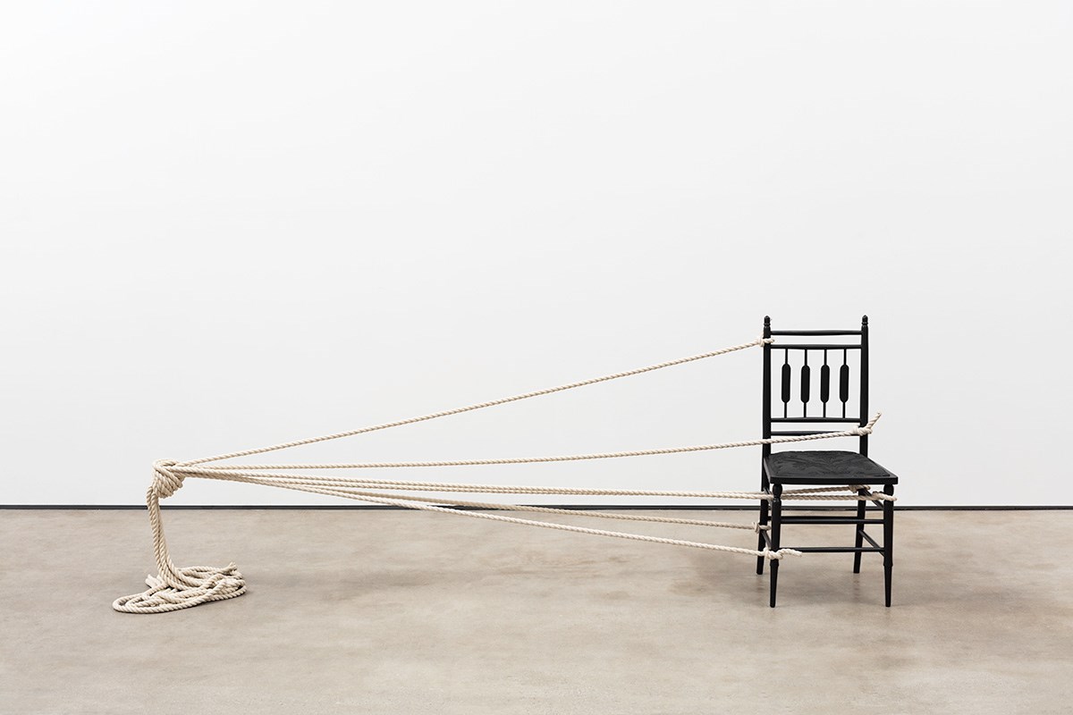 Chair with Rope, 2018 by Ricky Swallow | Ocula