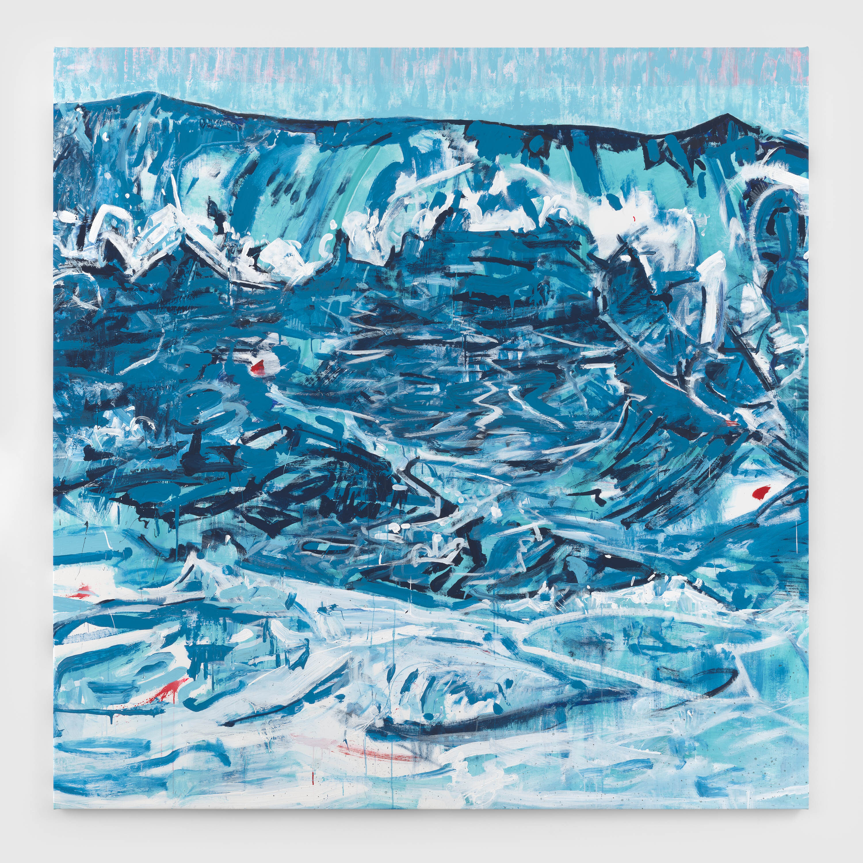 Untitled (Wave, blue), 2021 by Cy Gavin | Ocula