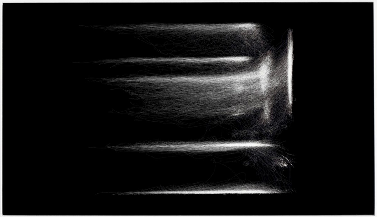 Motion Capture Drawing [SPDR]: View From Side, 2012 by Susan Morris | Ocula