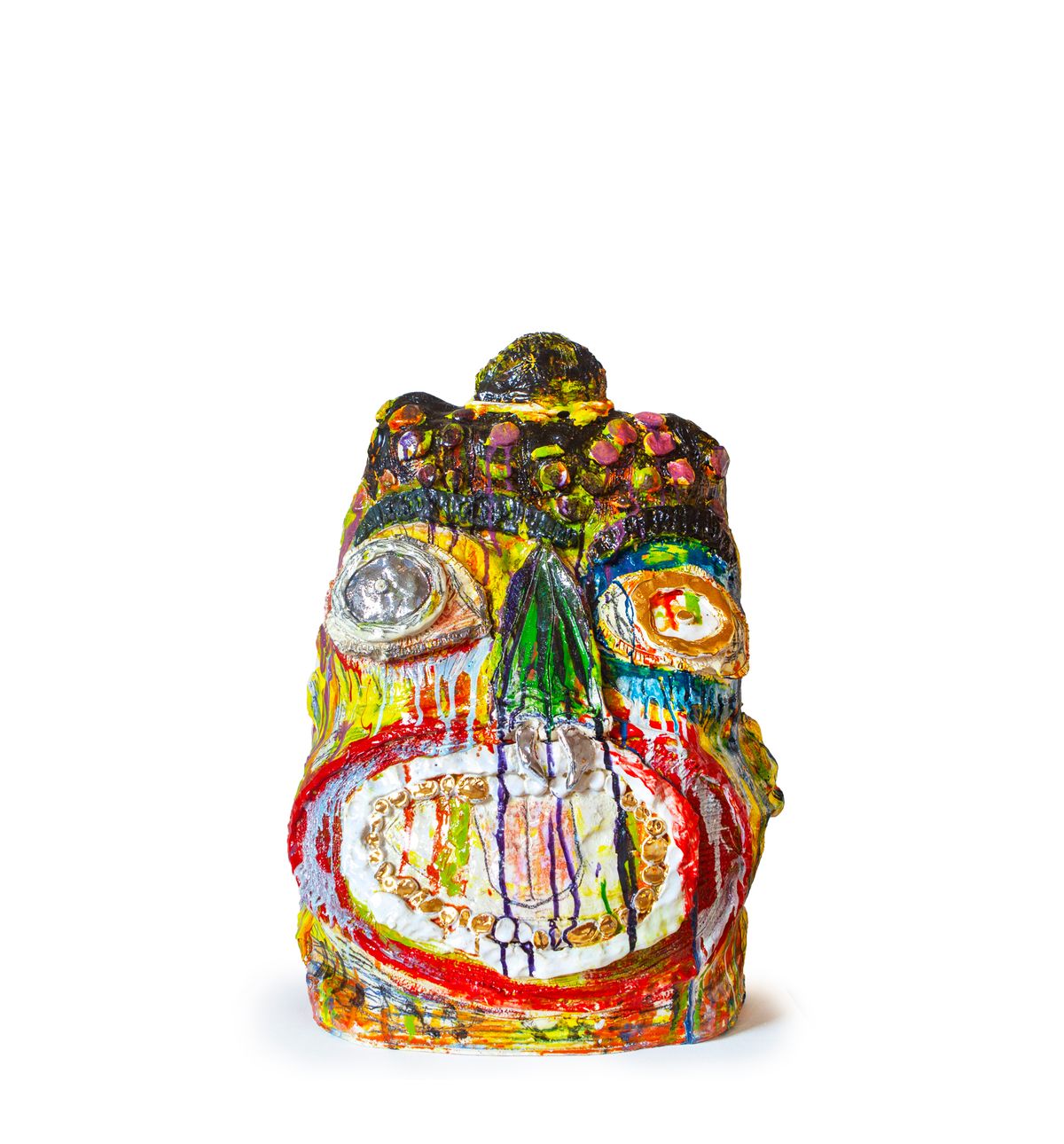 Multi-coloured head, 2021 by Ramesh Mario Nithiyendran | Ocula