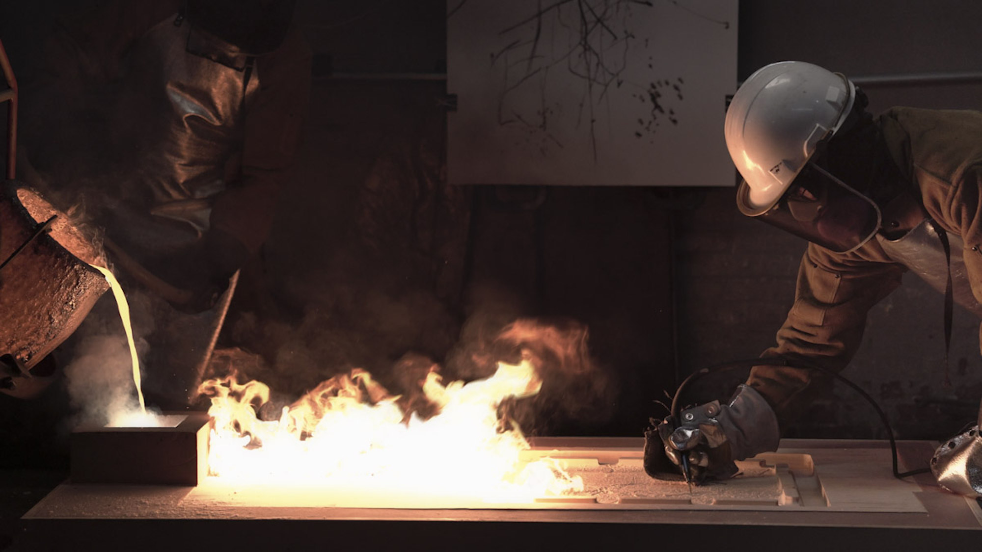 DRAWING RESTRAINT 25, 2022 by Matthew Barney, Colour and black-and ...