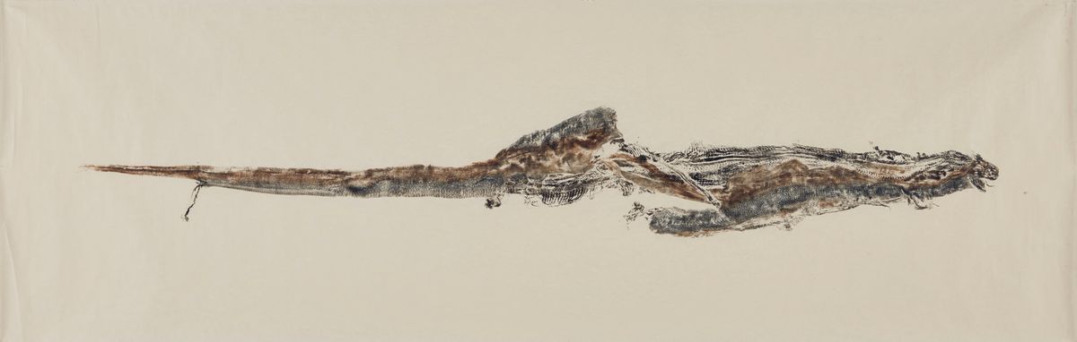 Naga Doodles #40-5 (Malayan python), 2017 by Simryn Gill, Ink on paper ...