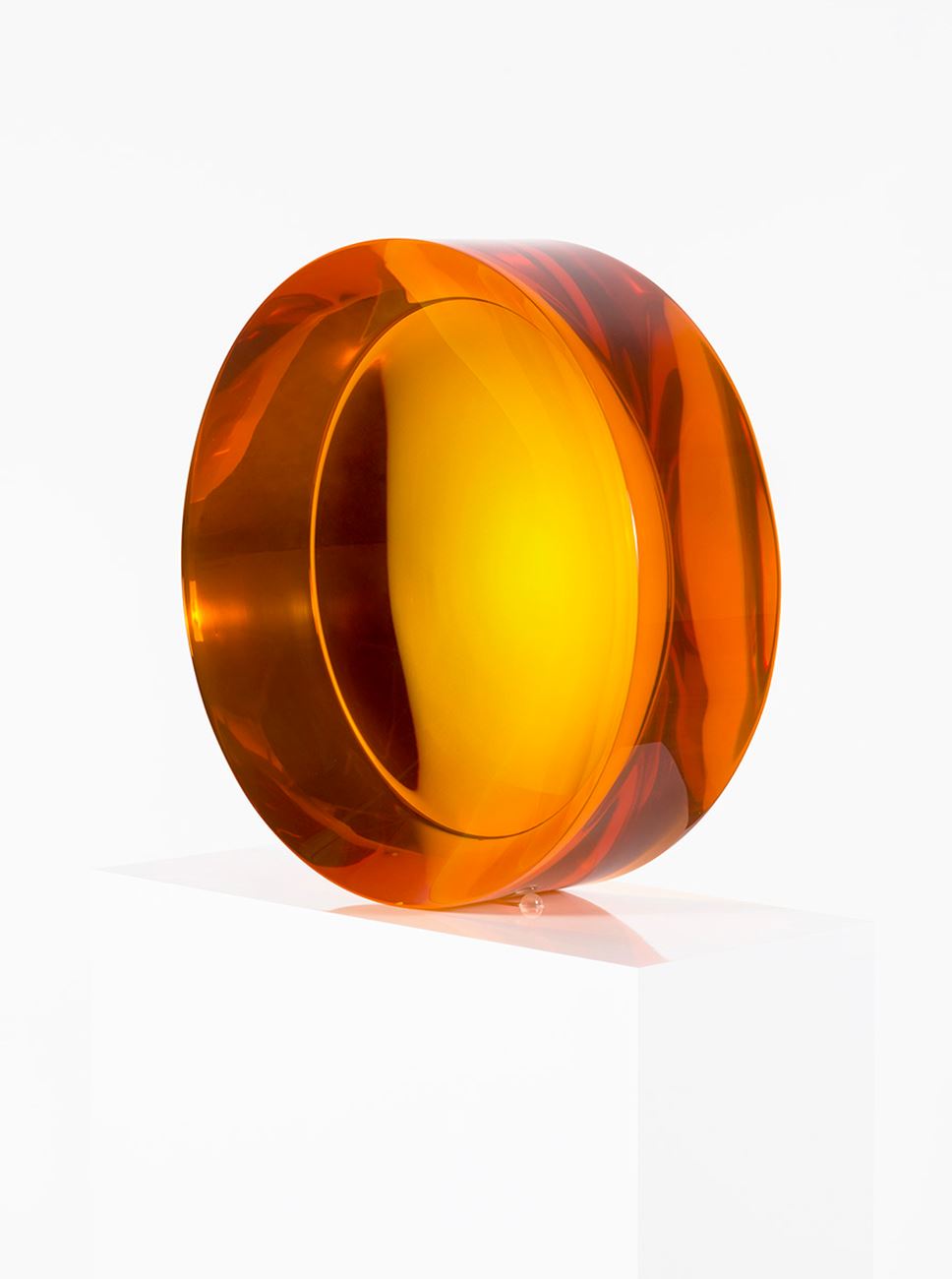 Untitled (parabolic lens), 1974/2018 by Fred Eversley, Cast polyester ...