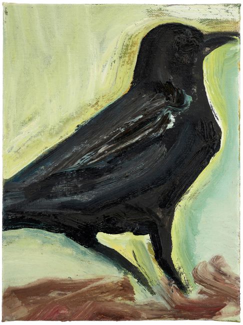 Crow (yellow and green), 2018 by Matthew Krishanu | Ocula