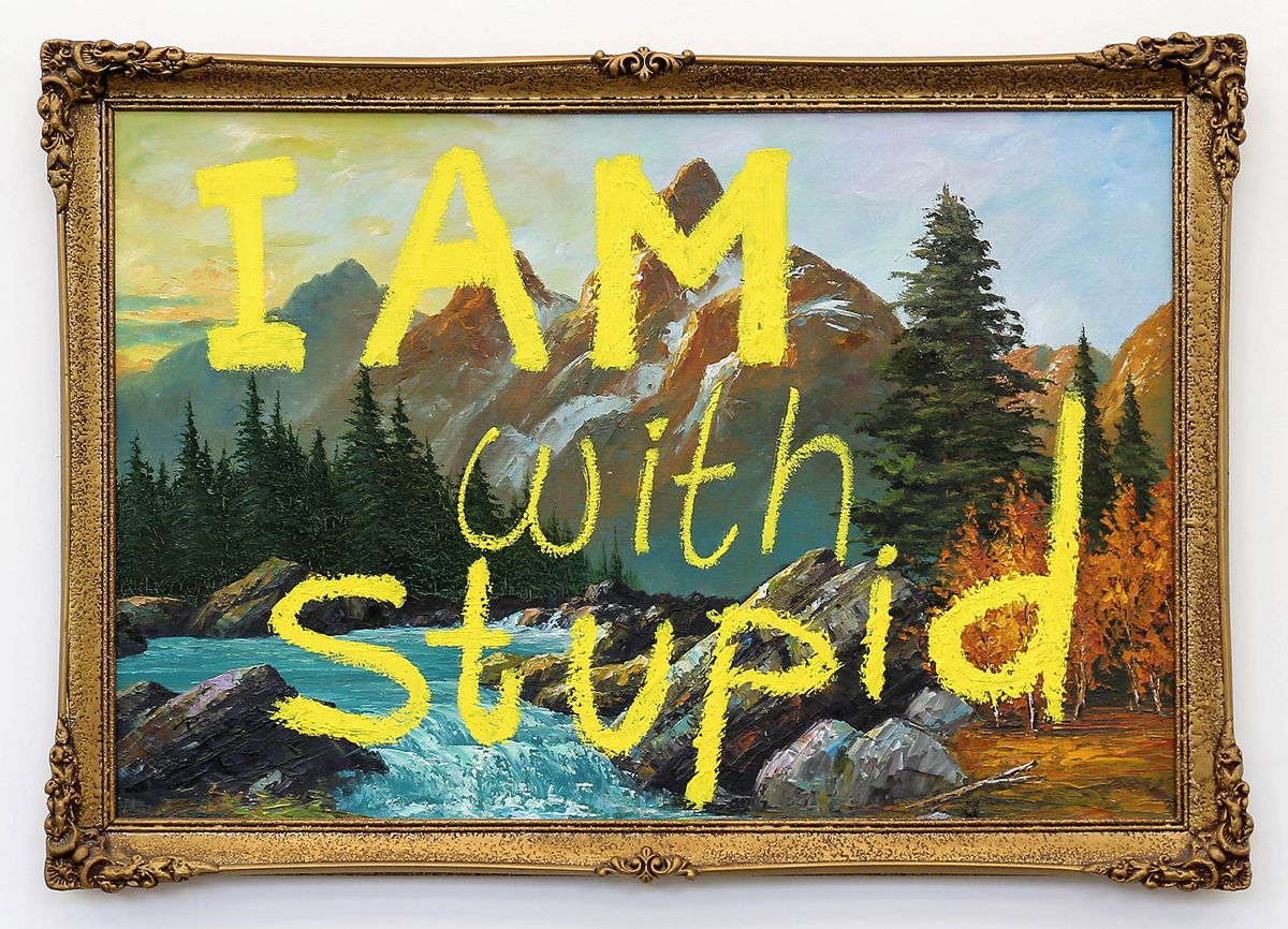 I AM with Stupid, 2021 by Sanjay Theodore | Ocula
