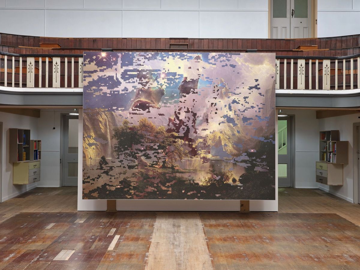 The Dog God Cycle, 2022 by Zac Langdon-Pole, Recombined jigsaw puzzles ...