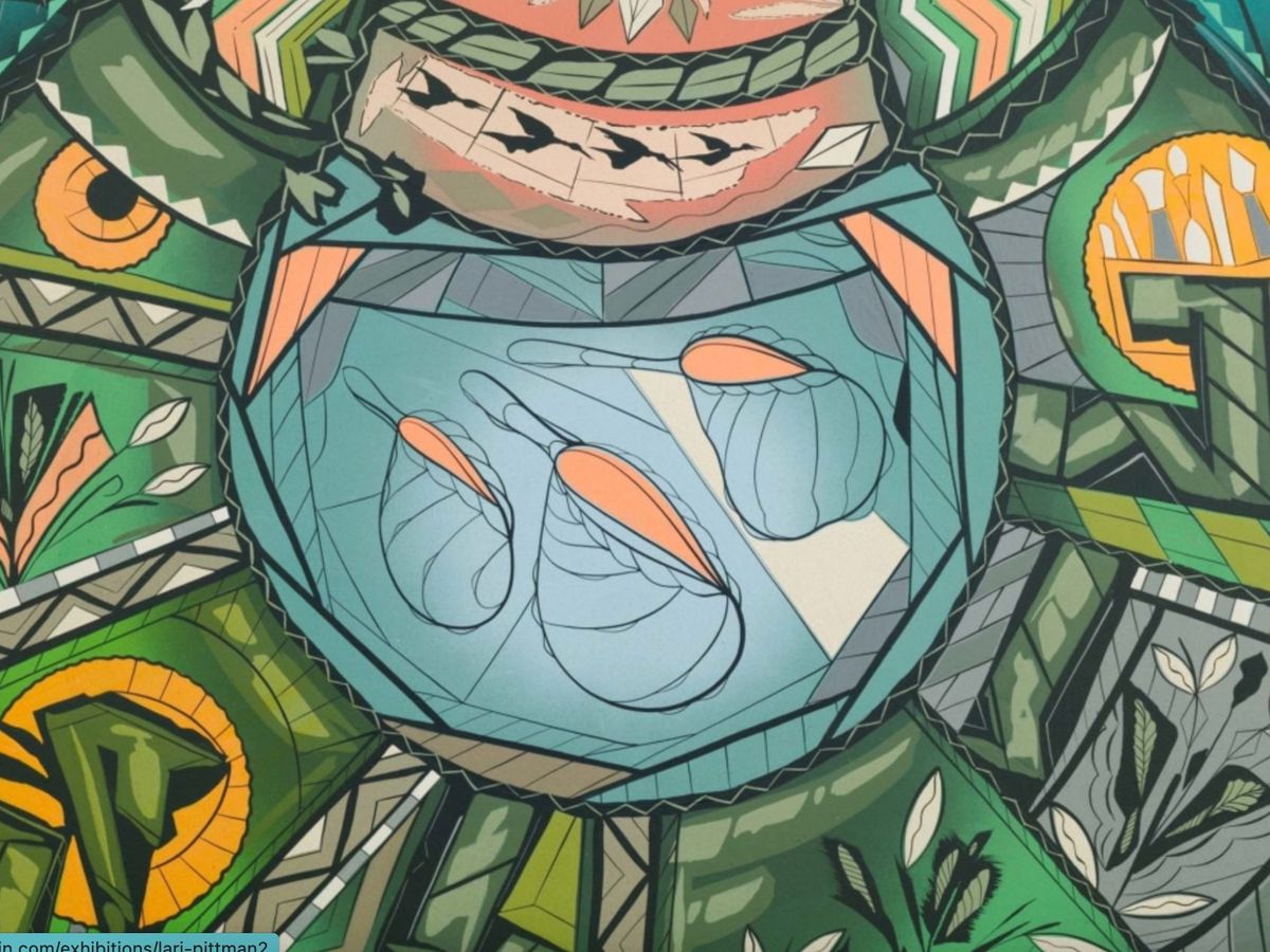 Lari Pittman, 'Sparkling Cities With Egg Monuments' at Lehmann Maupin ...