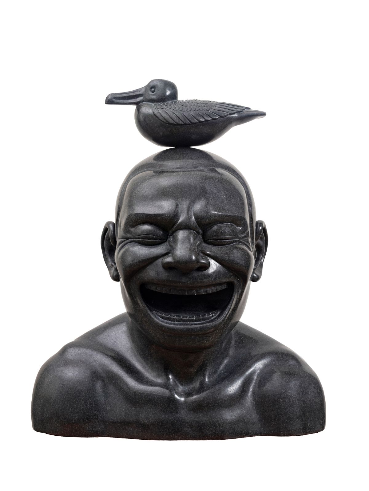 Dumb Bird, 2022 by Yue Minjun | Ocula