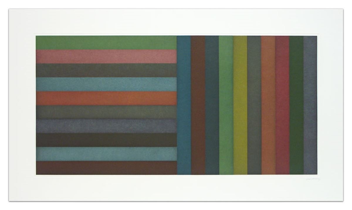 Horizontal Color Bands and Vertical Color Bands, 1991 by Sol Lewitt | Ocula