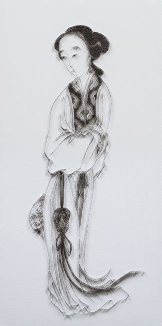 Imitating Lady by Gai Qi, Qing Dynasty, 2024 by Chen Chun-Hao | Ocula