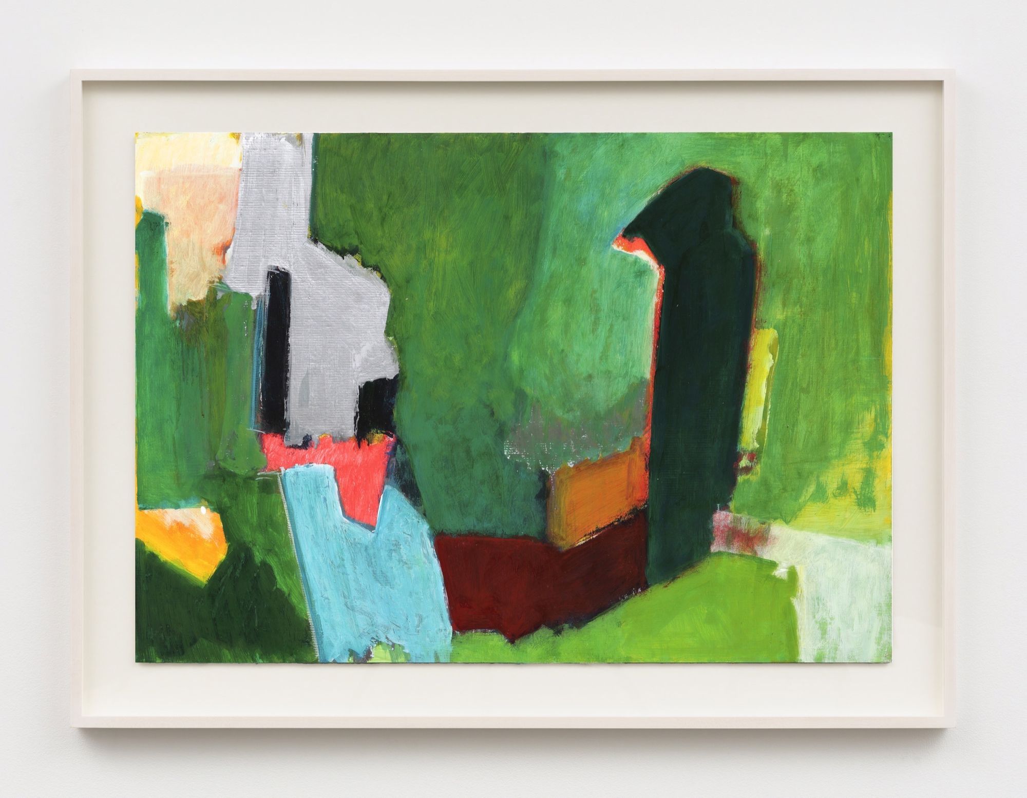 Untitled, 1991 by Ilse D'Hollander, Mixed media on cardboard, 71 x 100 ...