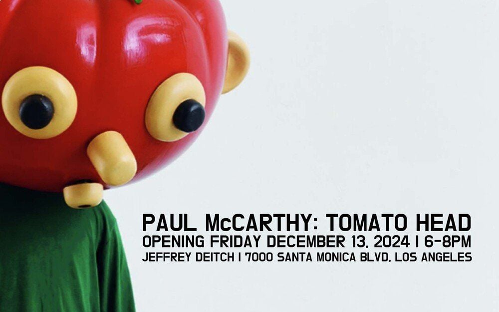 Paul McCarthy, 'Tomato Head' at Jeffrey Deitch, Santa Monica Boulevard, Los Angeles, United ...