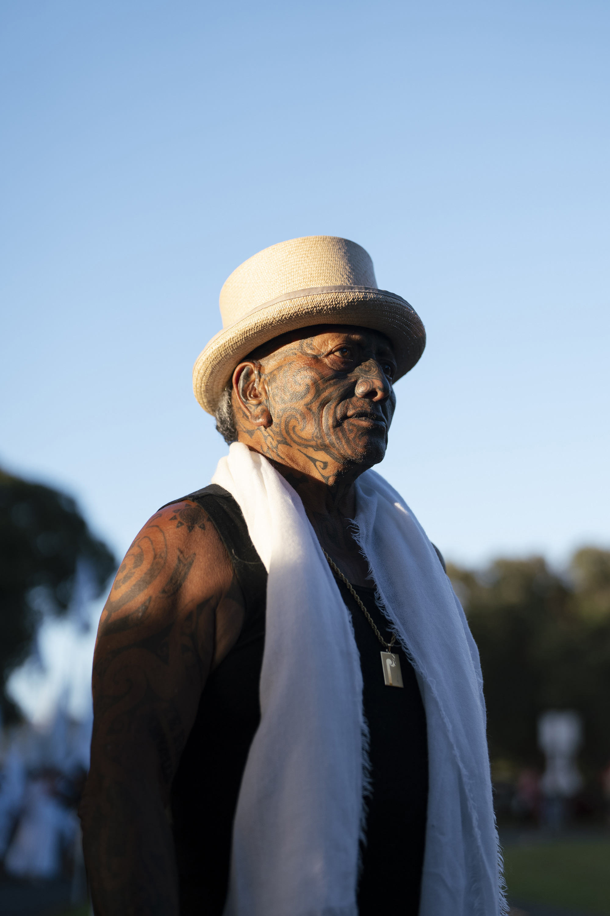 Tame Iti Leads Hundreds to Waitangi in Art Performance March | Ocula