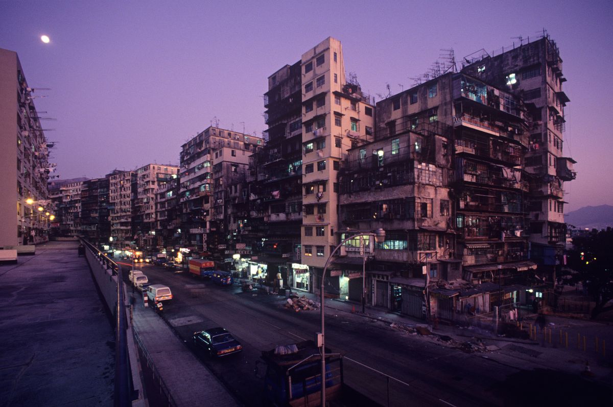 'Kowloon Walled City, North West Corner', Hong Kong, 1987 by Greg ...