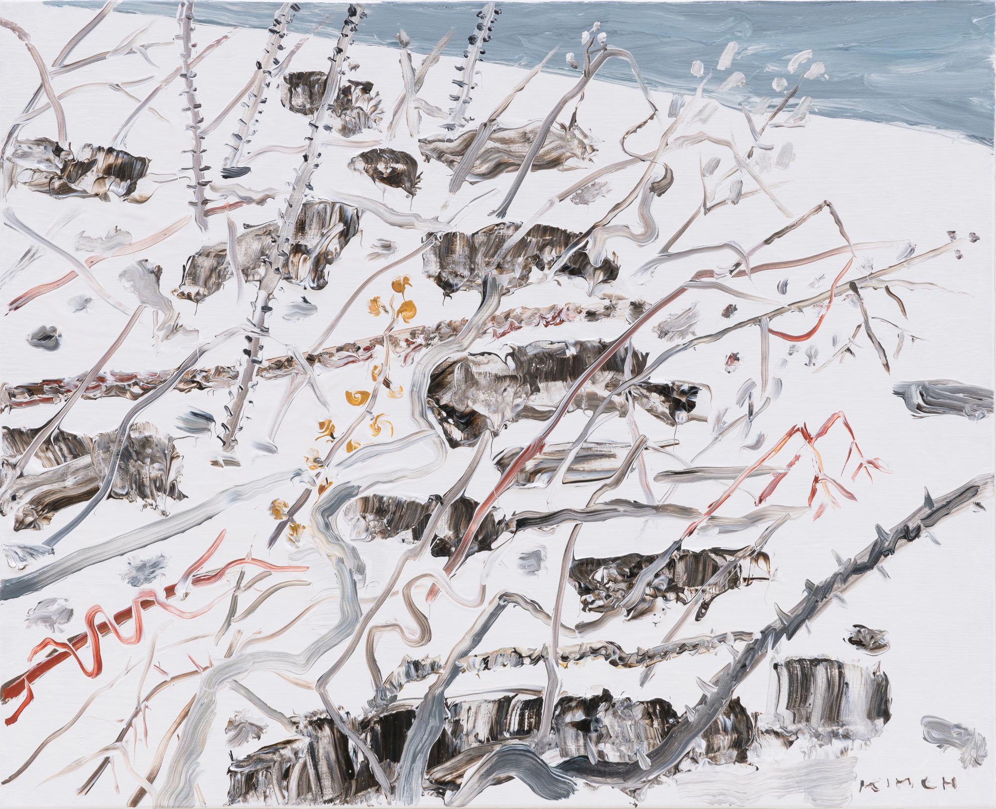 Untitled, 2017 by Kim Chong Hak, Acrylic on canvas, 53 x 65.1 cm (4 ...