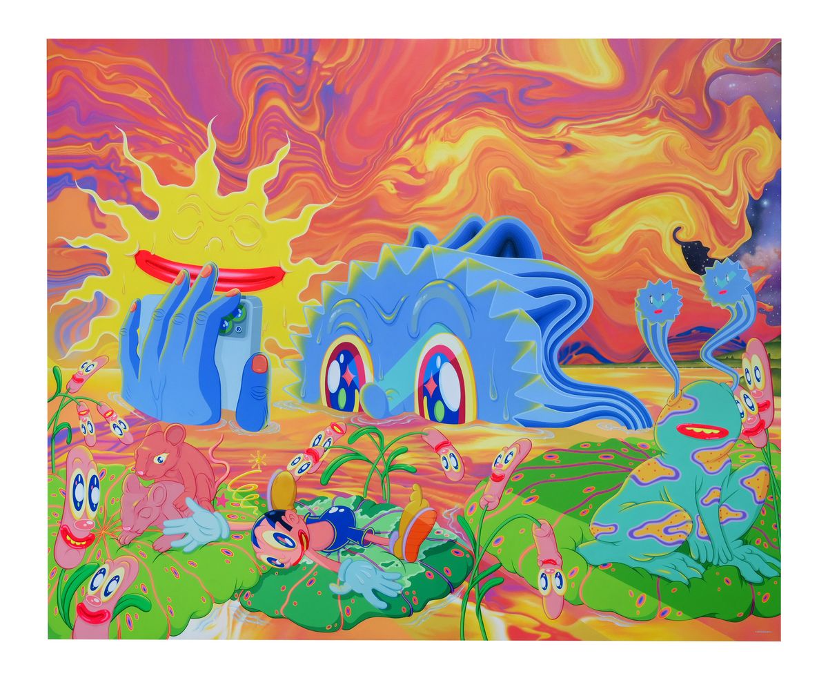 Screen Time, 2024 by Uji 'Hahan' Handoko Eko Saputro, Acrylic on canvas ...