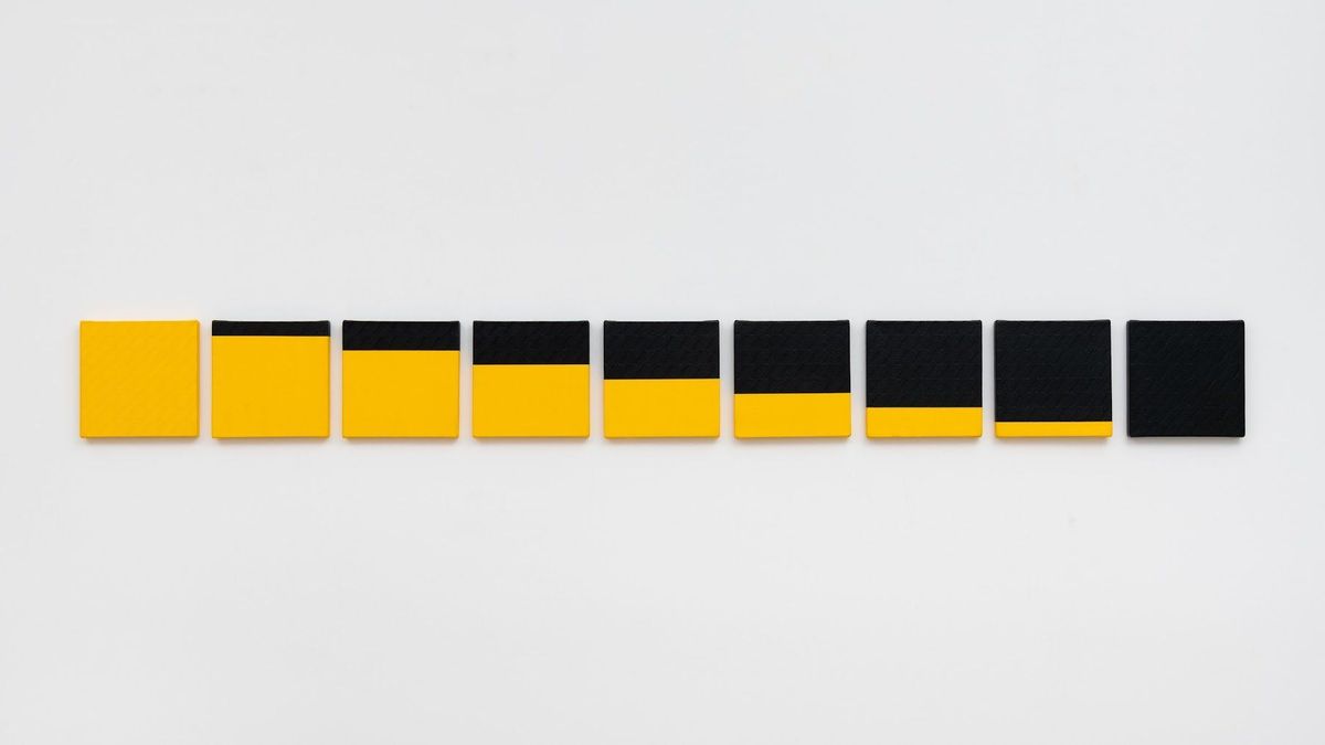 Linear Painting (9 Panels), 1979 by Gloria Klein | Ocula