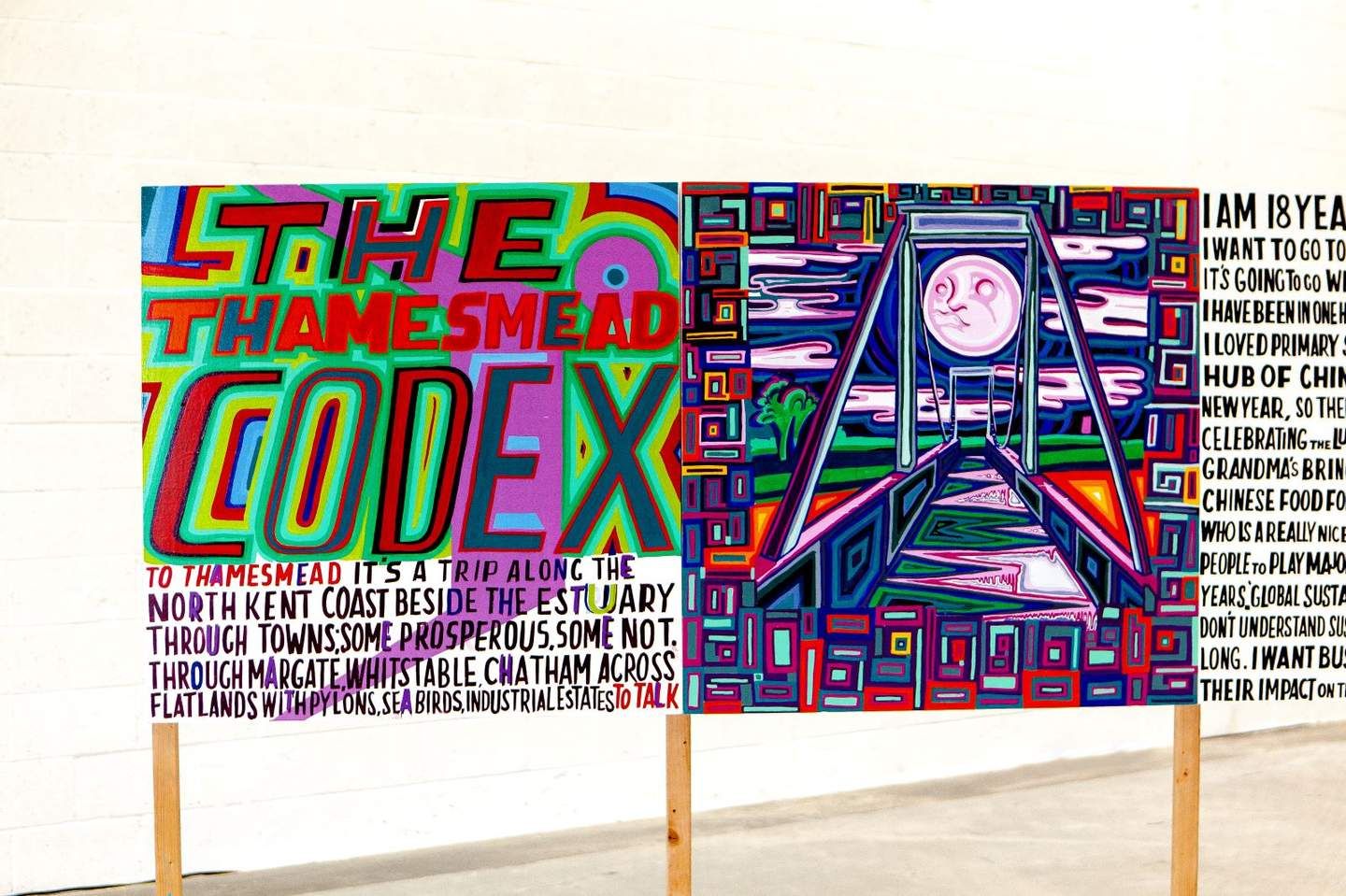 Bob and Roberta Smith, 'Thamesmead Codex' at Tate Modern, London ...