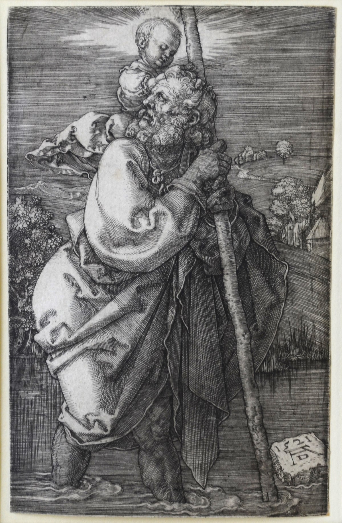 Der heilige Christophorus mit zurückgewandtem Kopf by Albrecht Dürer ...
