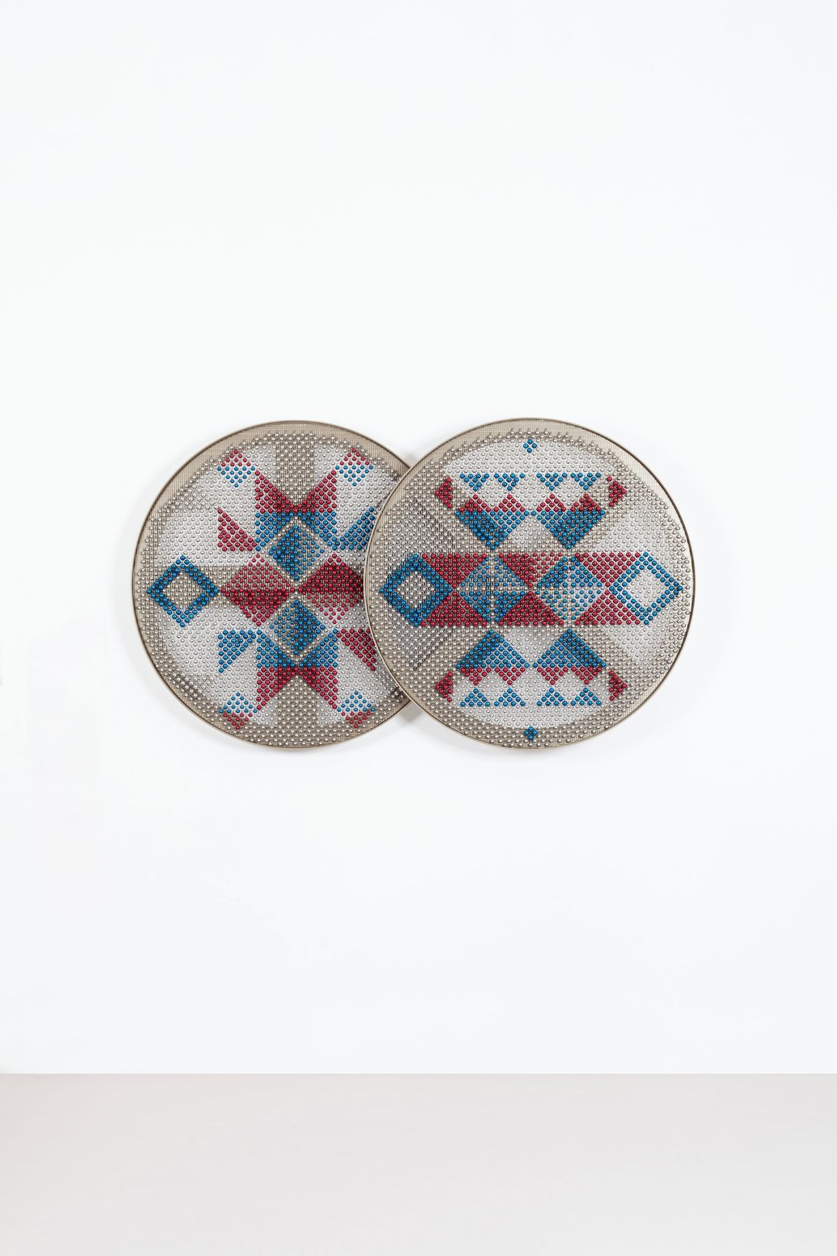 Sonic Rotating Binovular Circular Twins – Tricolor #31, 2022 by Haegue Yang | Ocula