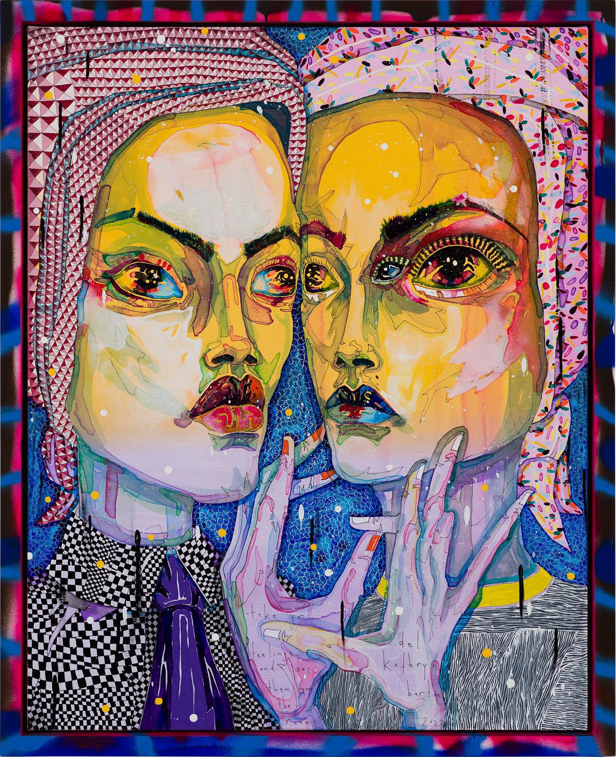 Del Kathryn Barton's Psychedelic Portraits at Sydney's Roslyn Oxley9 ...