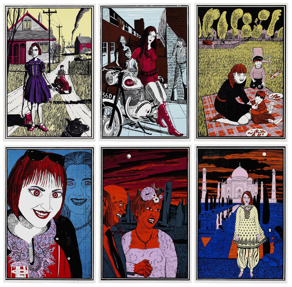 Six Snapshots of Julie (colour), 2015 by Grayson Perry | Ocula
