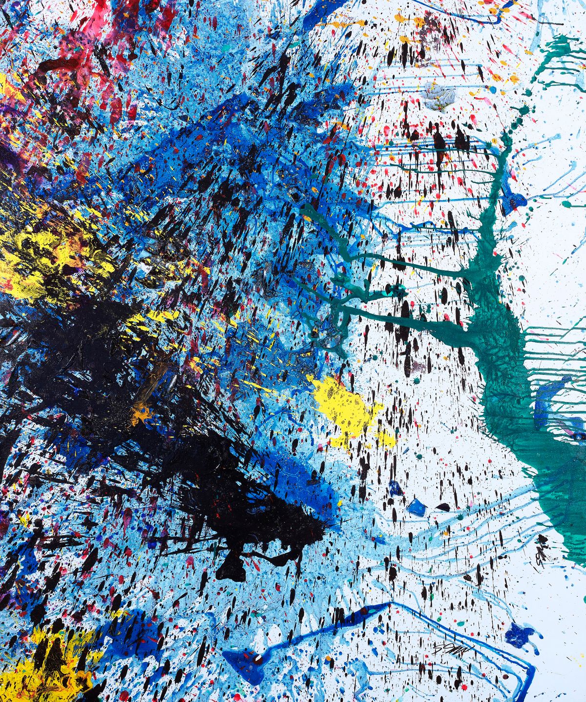 Shozo Shimamoto's Art For Sale, Exhibitions & Biography | Ocula Artist