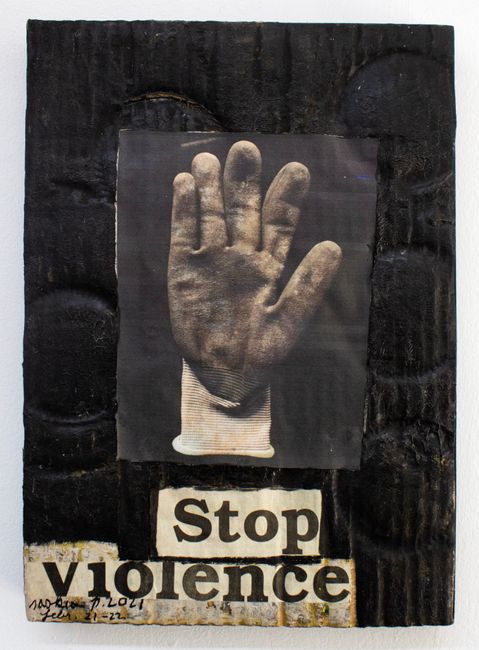 Stop Violence, 2022 by Saskia Pintelon | Ocula Stop Violence, 2022 by Saskia Pintelon | Ocula