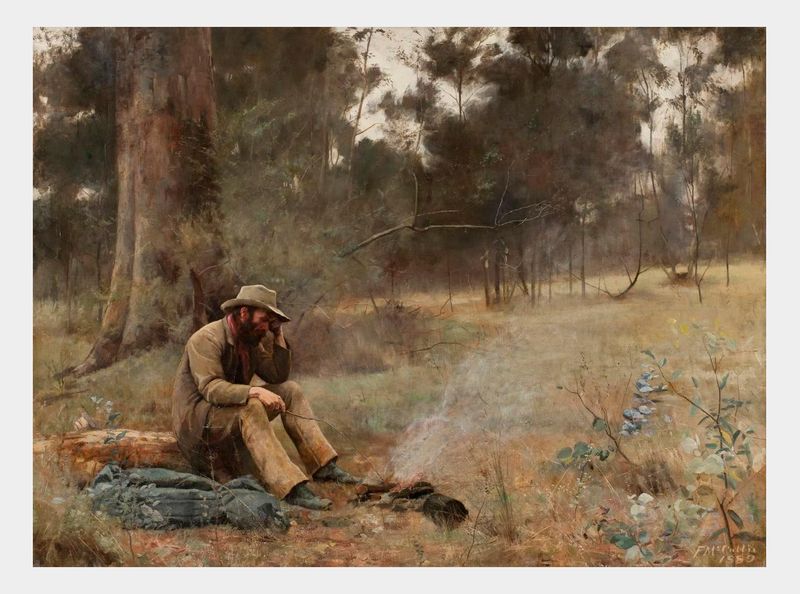 Frederick McCubbin Portrait Spray Painted by Activists | Ocula
