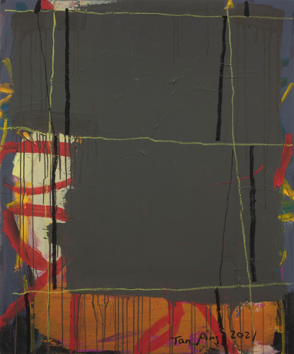 Untitled, 2021 by Tan Ping, Acrylic on canvas, 150 x 120 cm (15) | Ocula