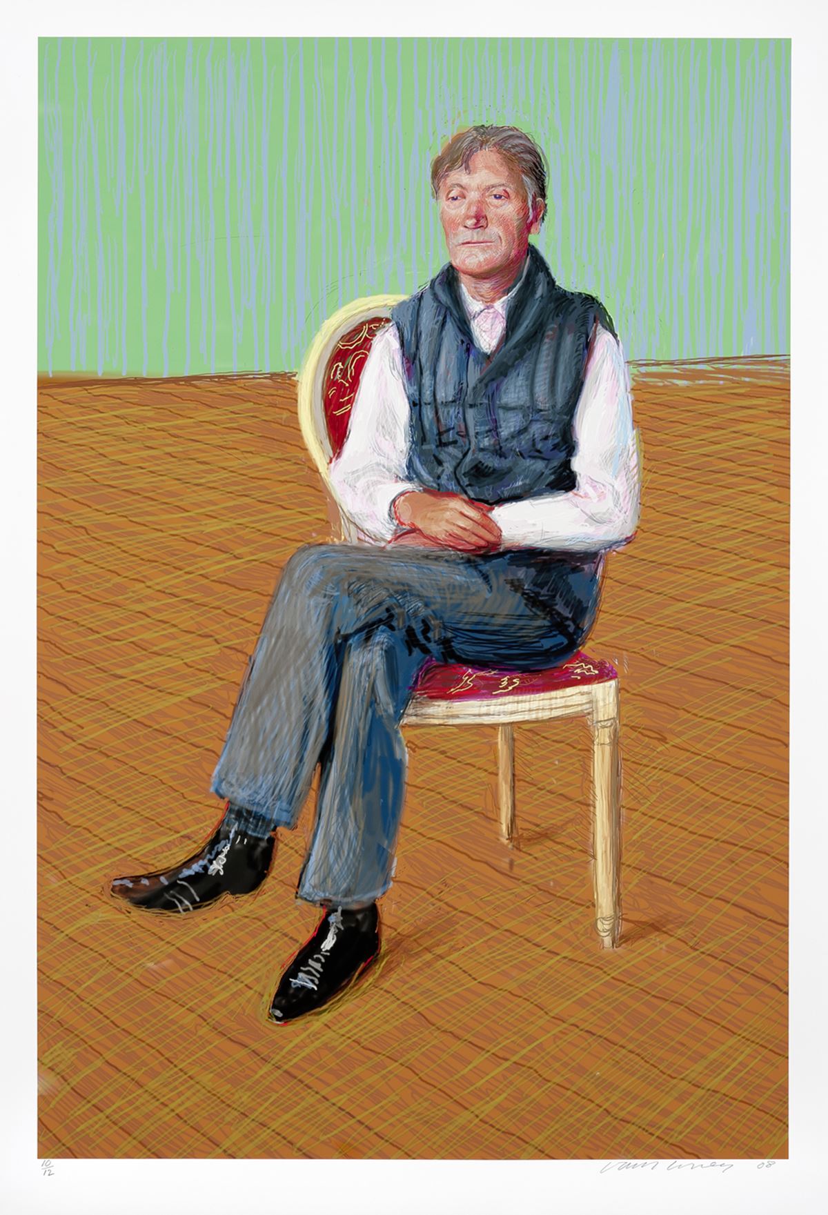 Sir Tatton Sykes by David Hockney | Ocula